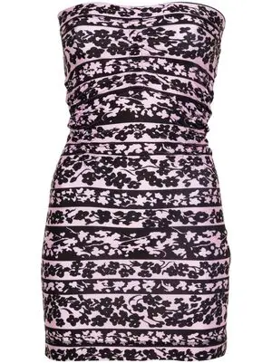 KNWLS Skinn Blossom-print Mini Dress