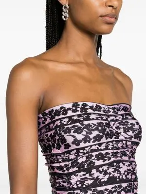KNWLS Skinn Blossom-print Mini Dress