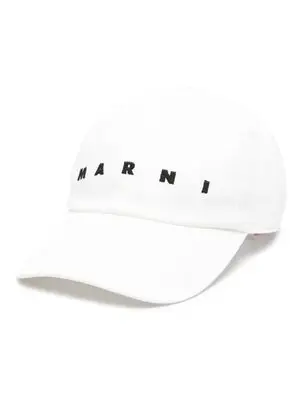 Marni Logo-embroidered Organic Cotton Cap
