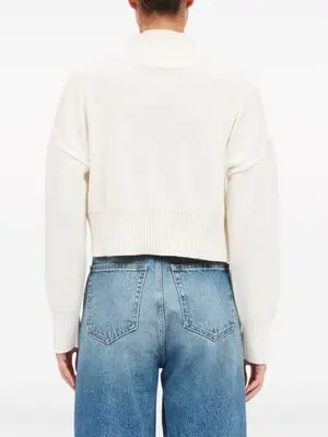 MAISON MARGIELA High-neck Jumper - White
