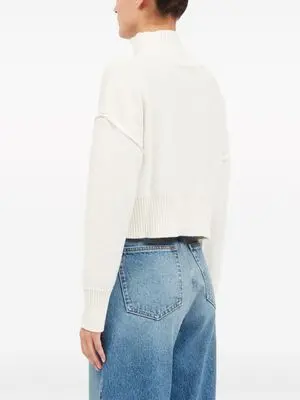 MAISON MARGIELA High-neck Jumper - White