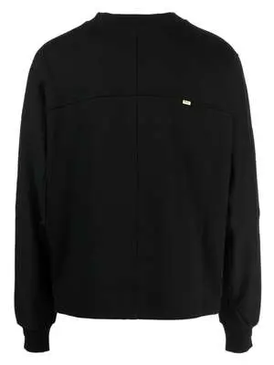 OFF DUTY Logo-embroidered Cotton Sweatshirt - Black