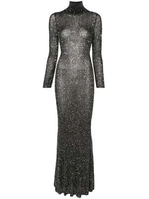 Balenciaga Metallic Evening Dresses
