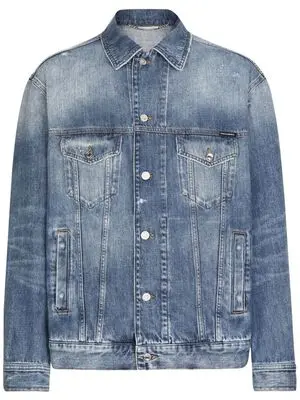 Dolce & Gabbana Cotton Denim Jacket - Blue