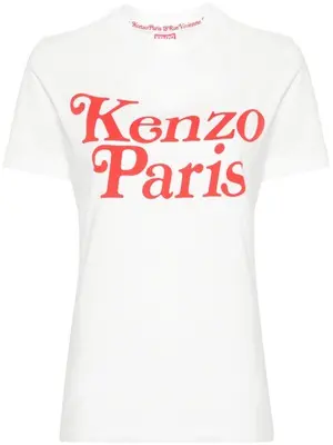 Kenzo Logo-print Cotton T-shirt - White