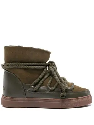 Inuikii Classic Suede Ankle Boots - Green