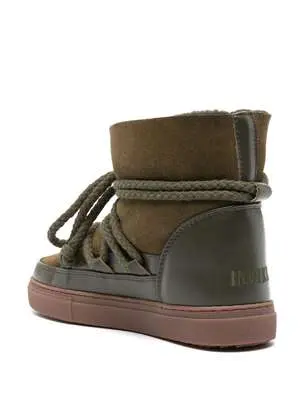 Inuikii Classic Suede Ankle Boots - Green