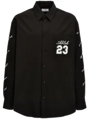 Off-White 23 Heavycot Cotton Overshirt - Black
