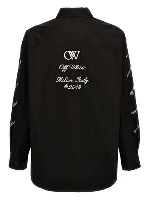 Off-White 23 Heavycot Cotton Overshirt - Black