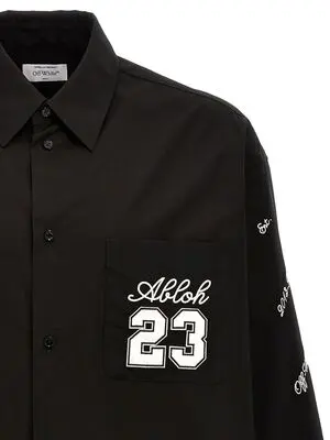 Off-White 23 Heavycot Cotton Overshirt - Black
