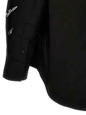 Off-White 23 Heavycot Cotton Overshirt - Black