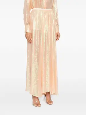 FORTE_FORTE Jacquard Skirt - Neutrals
