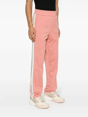 Palm Angels Logo Embroidered Track Pants - Pink