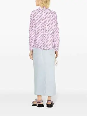Kenzo X Verdy Logo-print Cotton Shirt - Pink