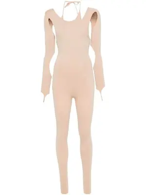 ANDREĀDAMO Cut-out Jumpsuit - Neutrals