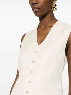 Ralph Lauren Logo-jacquard Vest - Neutrals