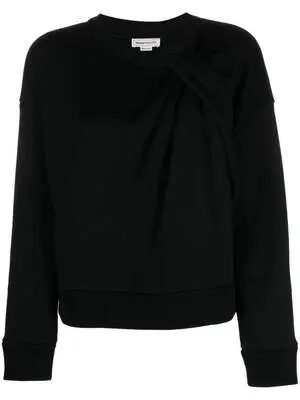 Knot Detailing Sweatshirts Hoodies For Women