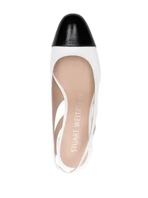 STUART WEITZMAN Sleek Slingback 60mm Pumps - White