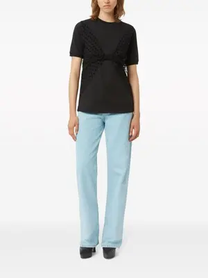 Nina Ricci Bow-detail Cotton T-shirt