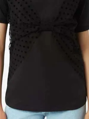 Nina Ricci Bow-detail Cotton T-shirt
