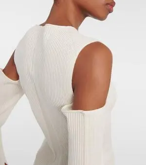 Rick Owens Cutout Virgin Wool Top