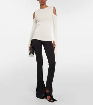 Rick Owens Cutout Virgin Wool Top