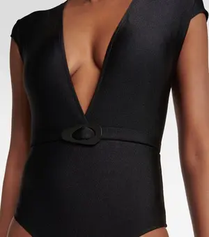 ADRIANA DEGREAS Belted Swimsuit