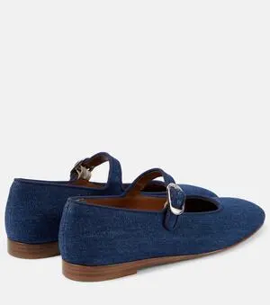 Le Monde Beryl Denim Ballet Flats