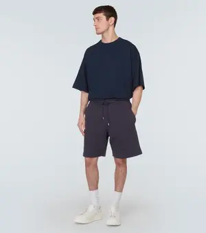 Dries Van Noten Cotton Jersey T-shrit - Blue