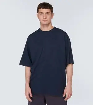 Dries Van Noten Cotton Jersey T-shrit - Blue