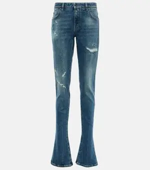 Blue Distressed Jeans