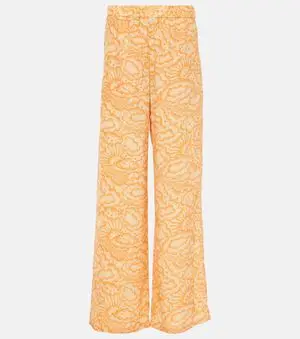 Stella McCartney Mid-rise Silk Pants