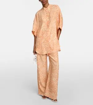 Stella McCartney Mid-rise Silk Pants