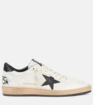 GOLDEN GOOSE Ball Star Leather Sneakers - White