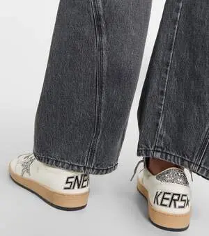GOLDEN GOOSE Ball Star Leather Sneakers - White