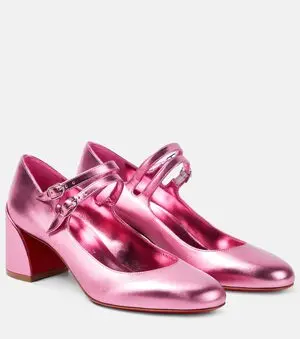 CHRISTIAN LOUBOUTIN Mary Jane Pumps - Pink