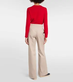 TOD'S Mid-rise Wide-leg Pants