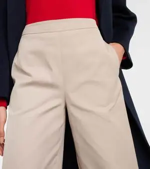 TOD'S Mid-rise Wide-leg Pants
