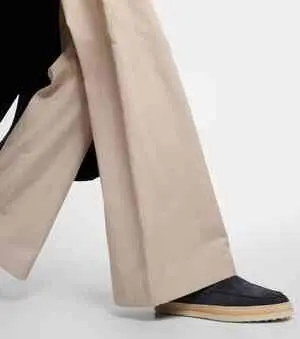 TOD'S Mid-rise Wide-leg Pants