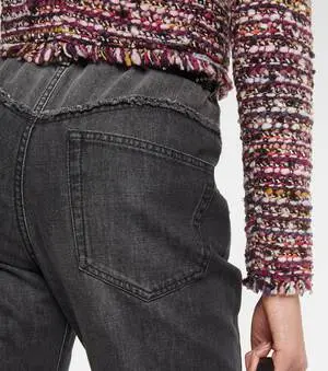 Isabel Marant Gradilia Cropped Jacket - Purple