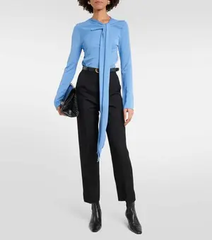 Victoria Beckham Tie-detail Top