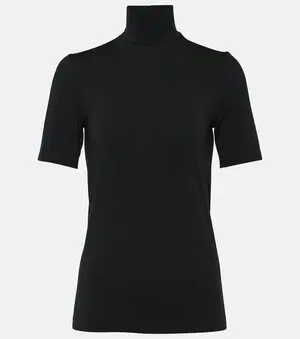 Wolford Aurora Turtleneck Top - Black