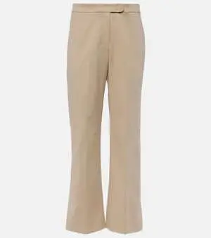 Max Mara Conico Flared Pants - Beige