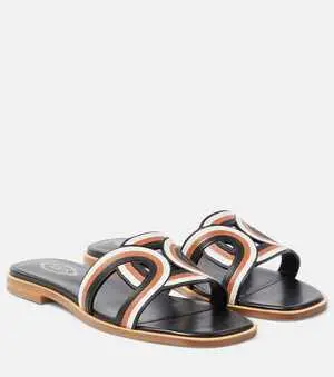 TOD'S Kate Leather Sandals - Multicoloured