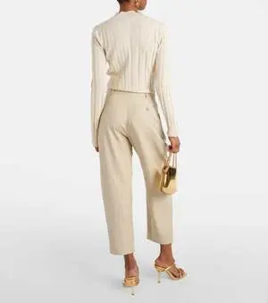 Stella McCartney Iconic High-rise Cropped Pants