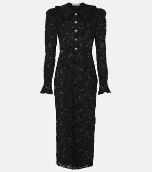 Alessandra Rich Button Up Dresses