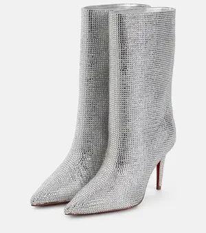 CHRISTIAN LOUBOUTIN Astrilarge Strass Ankle Boots