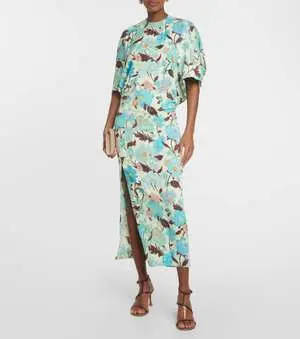 Stella McCartney Caped Maxi Dress