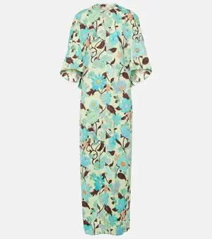Stella McCartney Caped Maxi Dress - Multicoloured