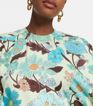 Stella McCartney Caped Maxi Dress - Multicoloured